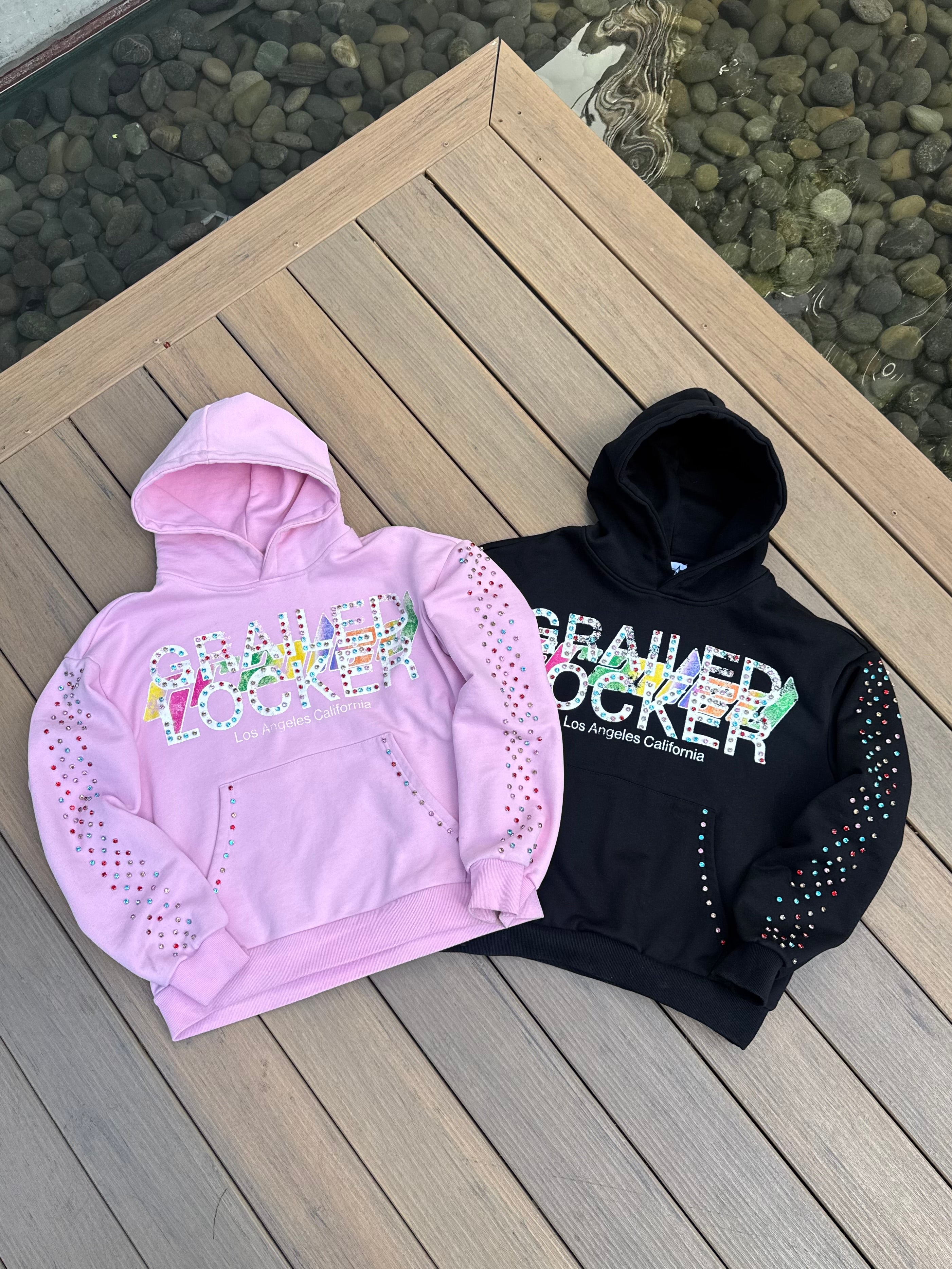 Diamond Studded Hoodie – Grailed Locker Official Streetwear