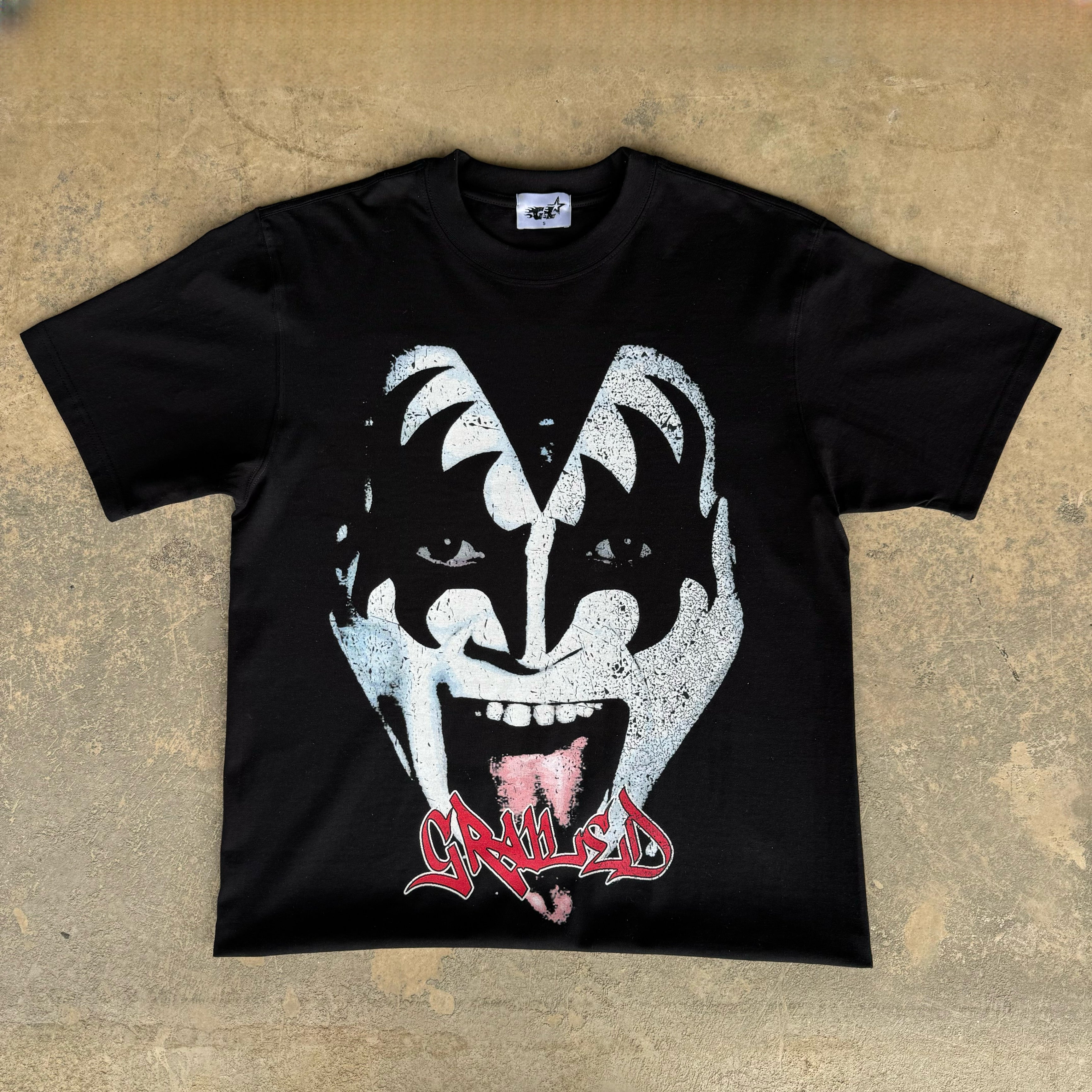"Kiss Me Tee" (Black) – Grailed Locker