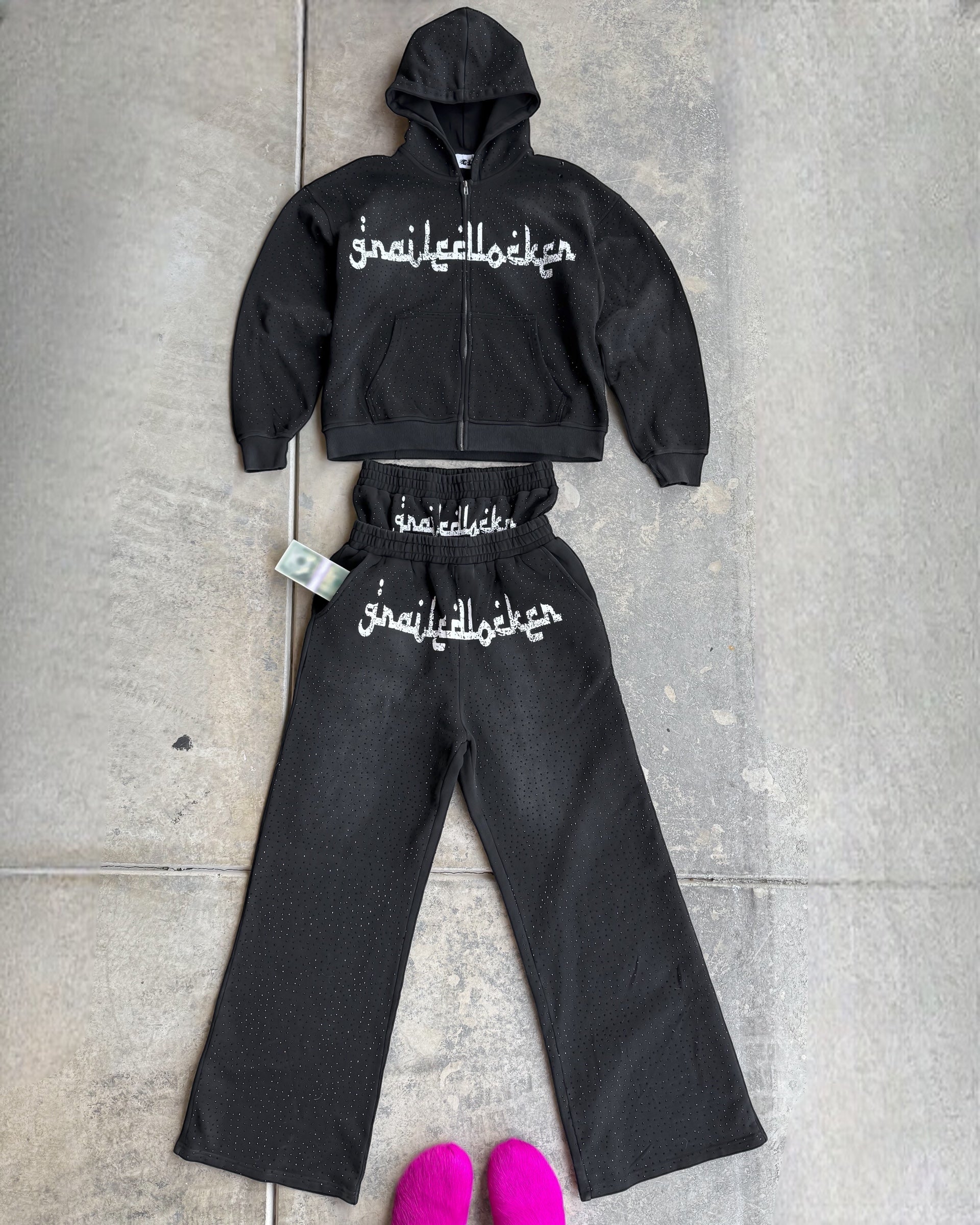 Arabic Grailed Locker SweatSuit - Rhinestone Streetwear Set | Grailed ...