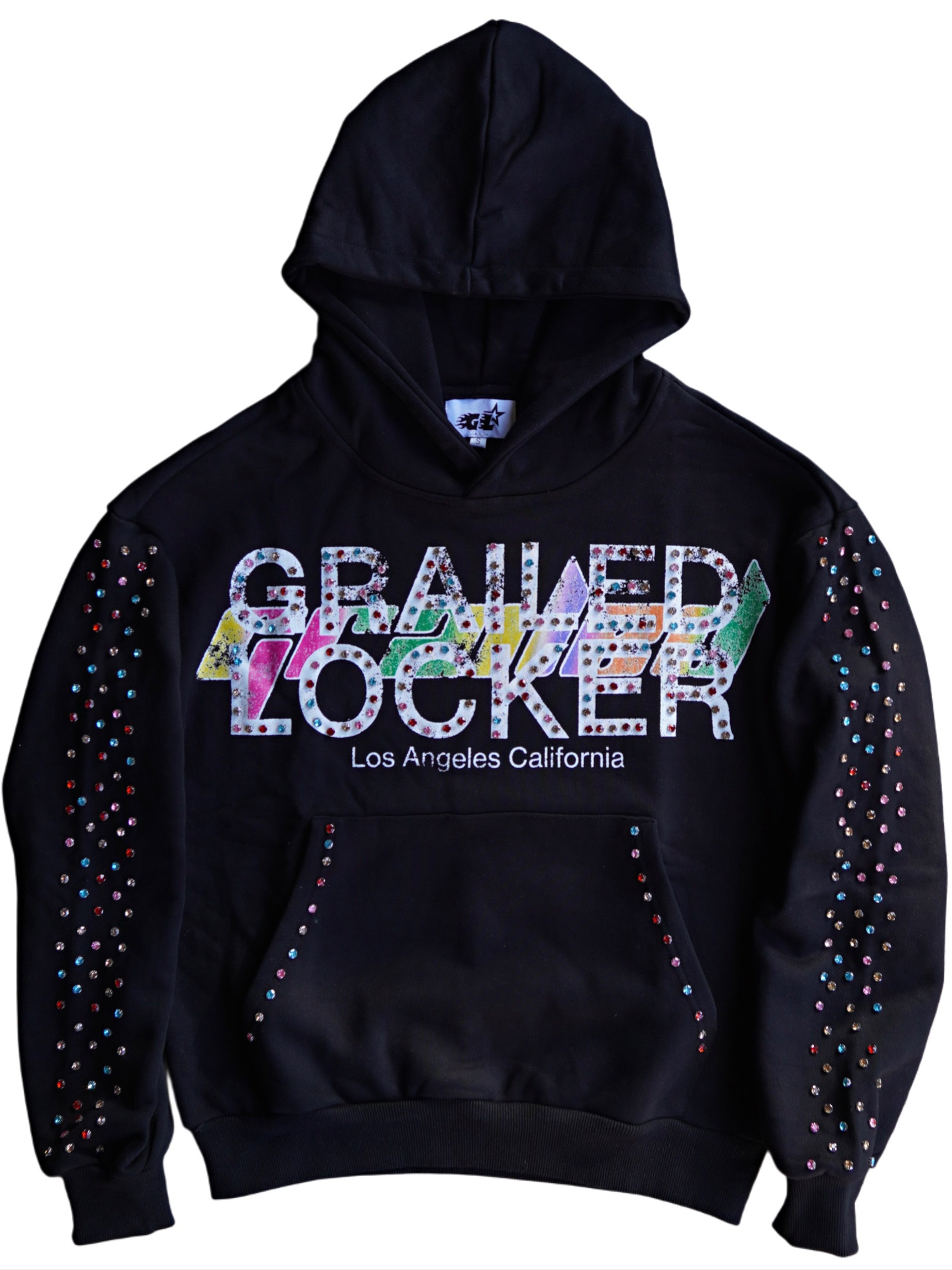 Diamond Studded Hoodie – Grailed Locker Official Streetwear